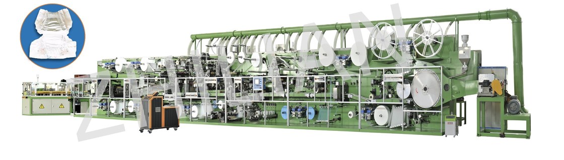 New Baby / S / M / L Size Diaper Manufacturing Machine I Type